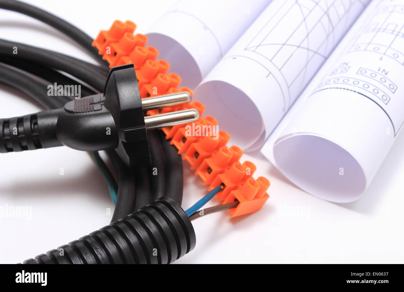 Power plug components hi-res stock photography and images - Alamy