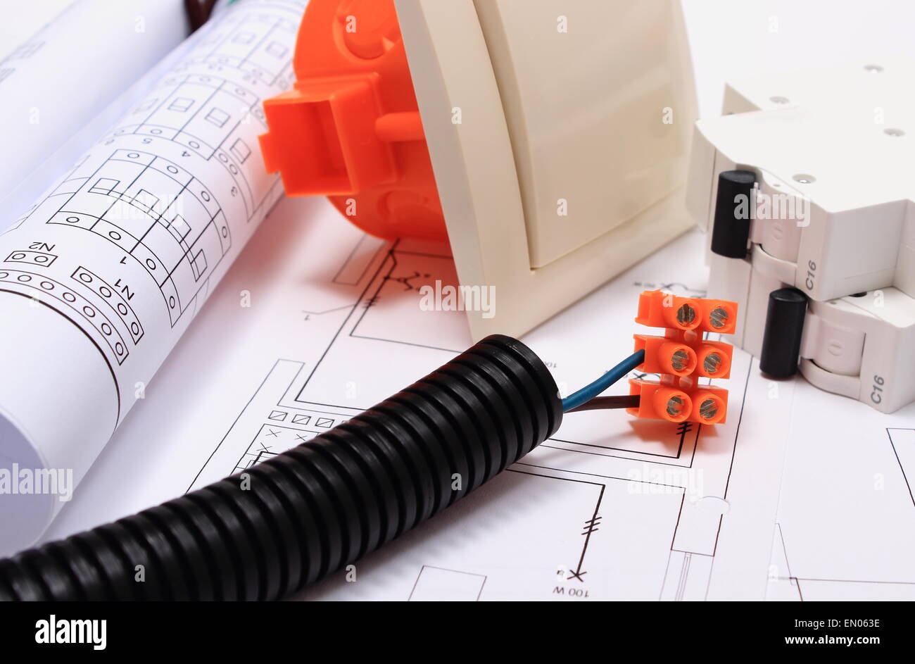 Components for use in installations and electrical diagrams, copper ...