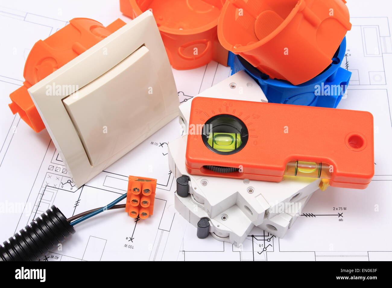 Components for use in electrical installations and electrical diagrams ...