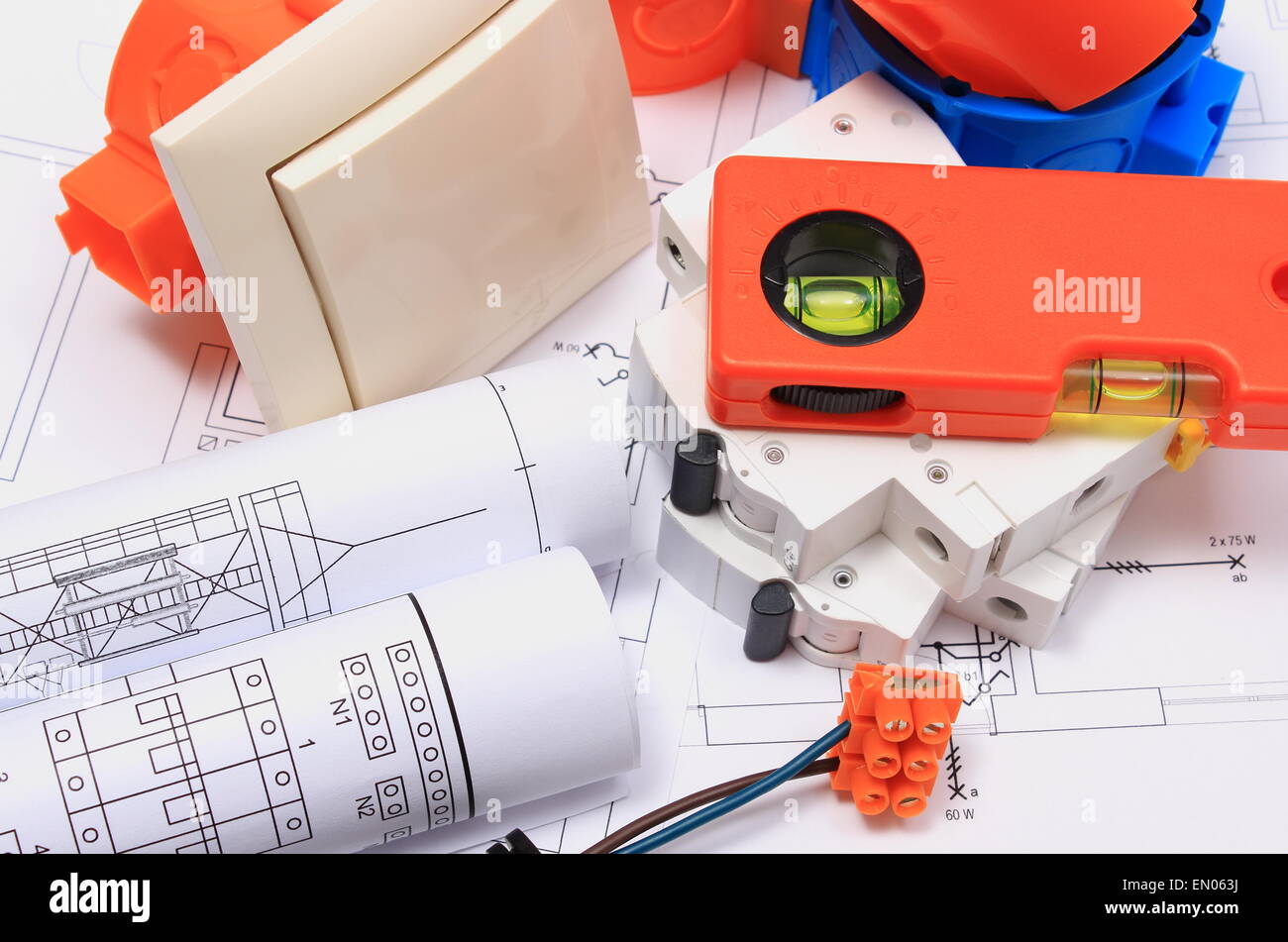 Components for use in electrical installations and electrical diagrams ...