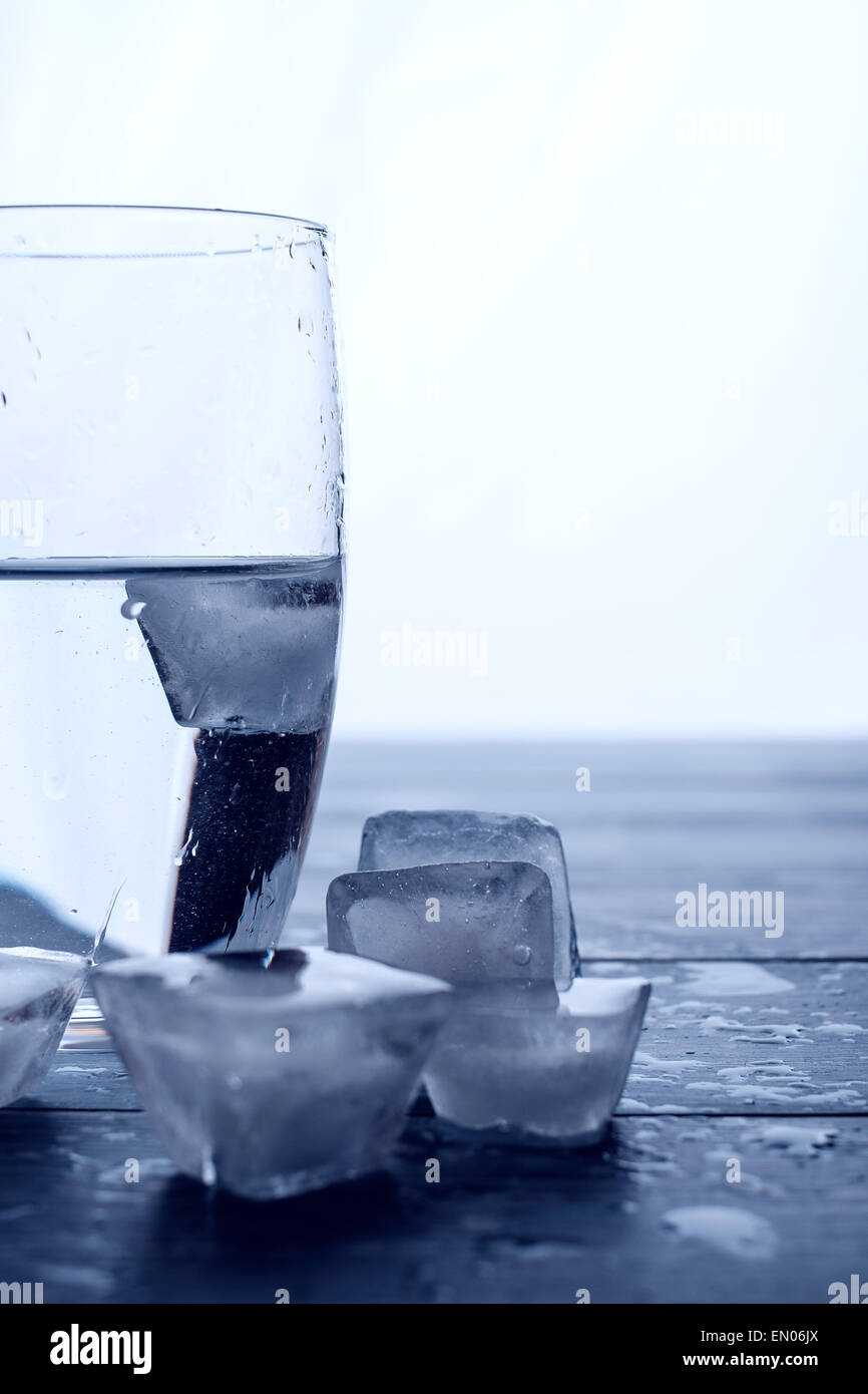 Table ice water glass hi-res stock photography and images - Alamy