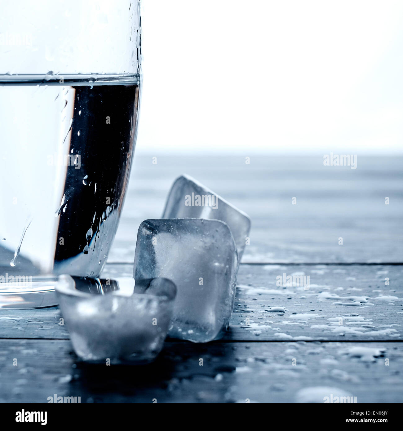 Table ice water glass hi-res stock photography and images - Alamy