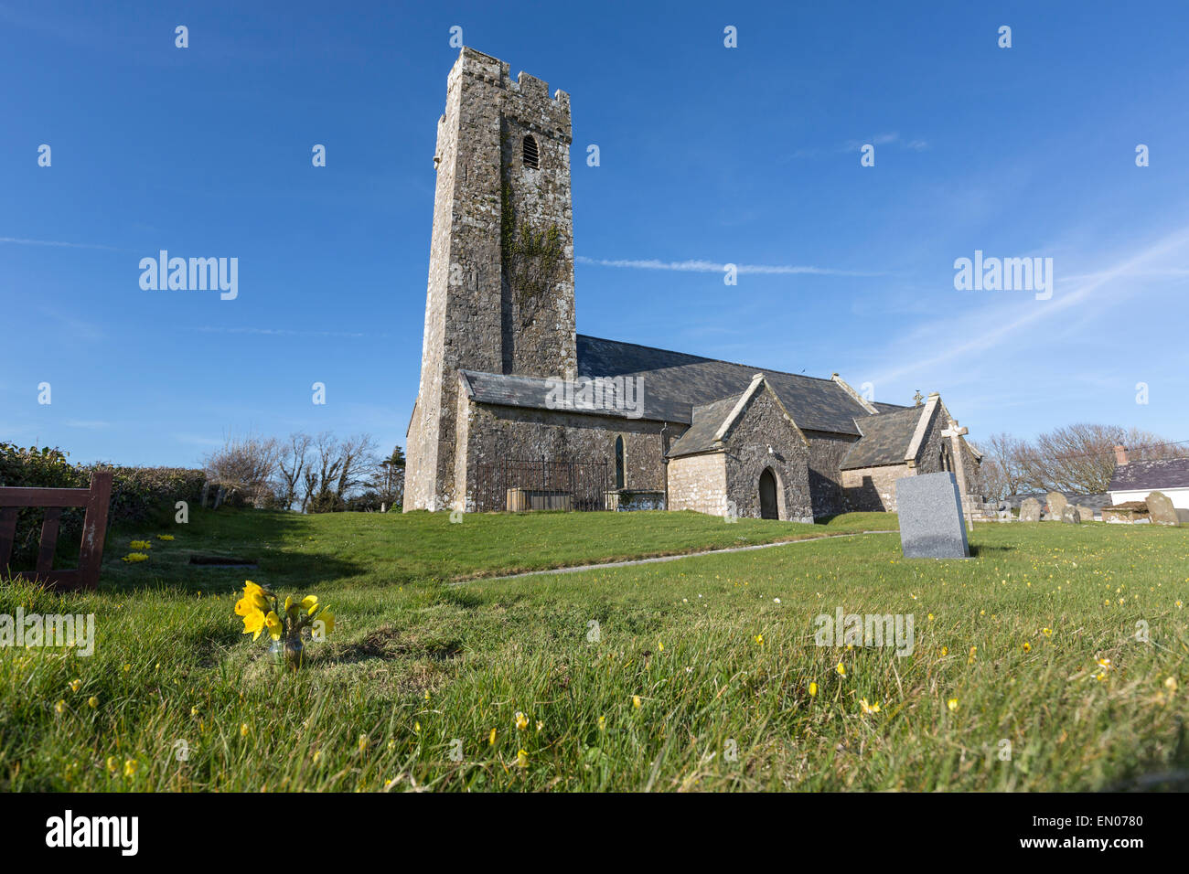 Bosherston church wales hi-res stock photography and images - Alamy