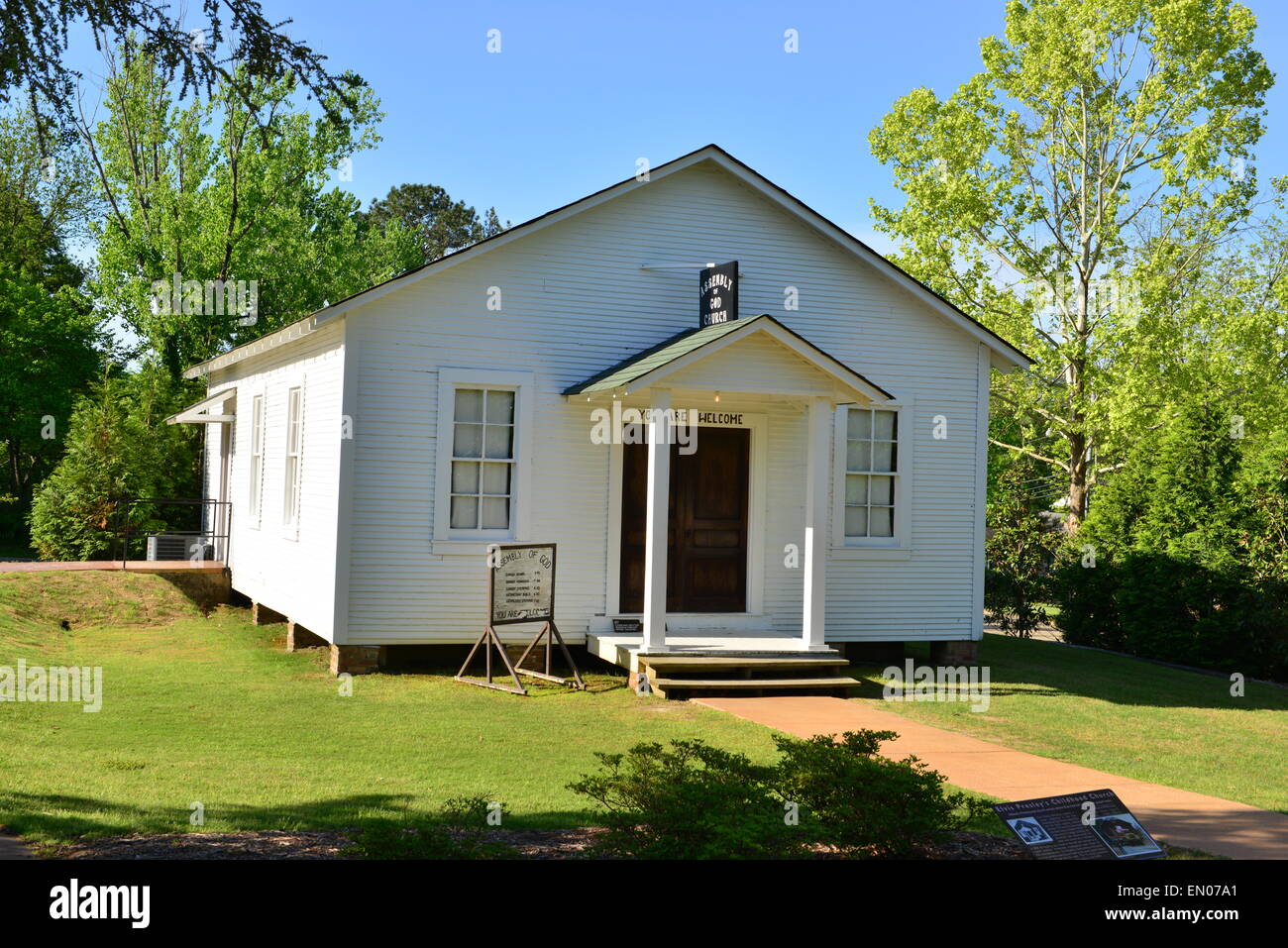 Elvis Presley's birthplace in Tupelo , Mississippi Stock Photo - Alamy