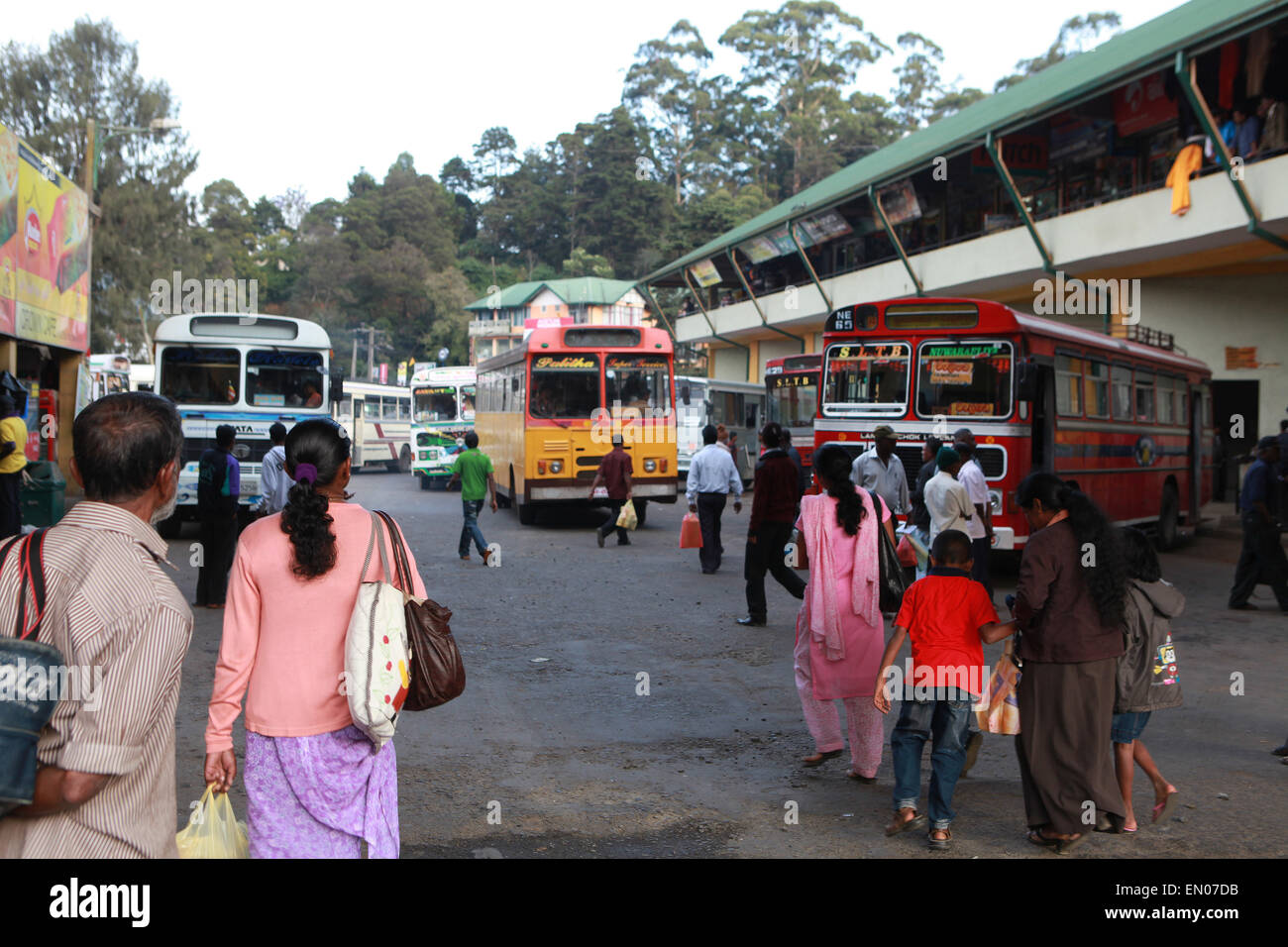 Sri lanka kandy bus station hi-res stock photography and images - Alamy