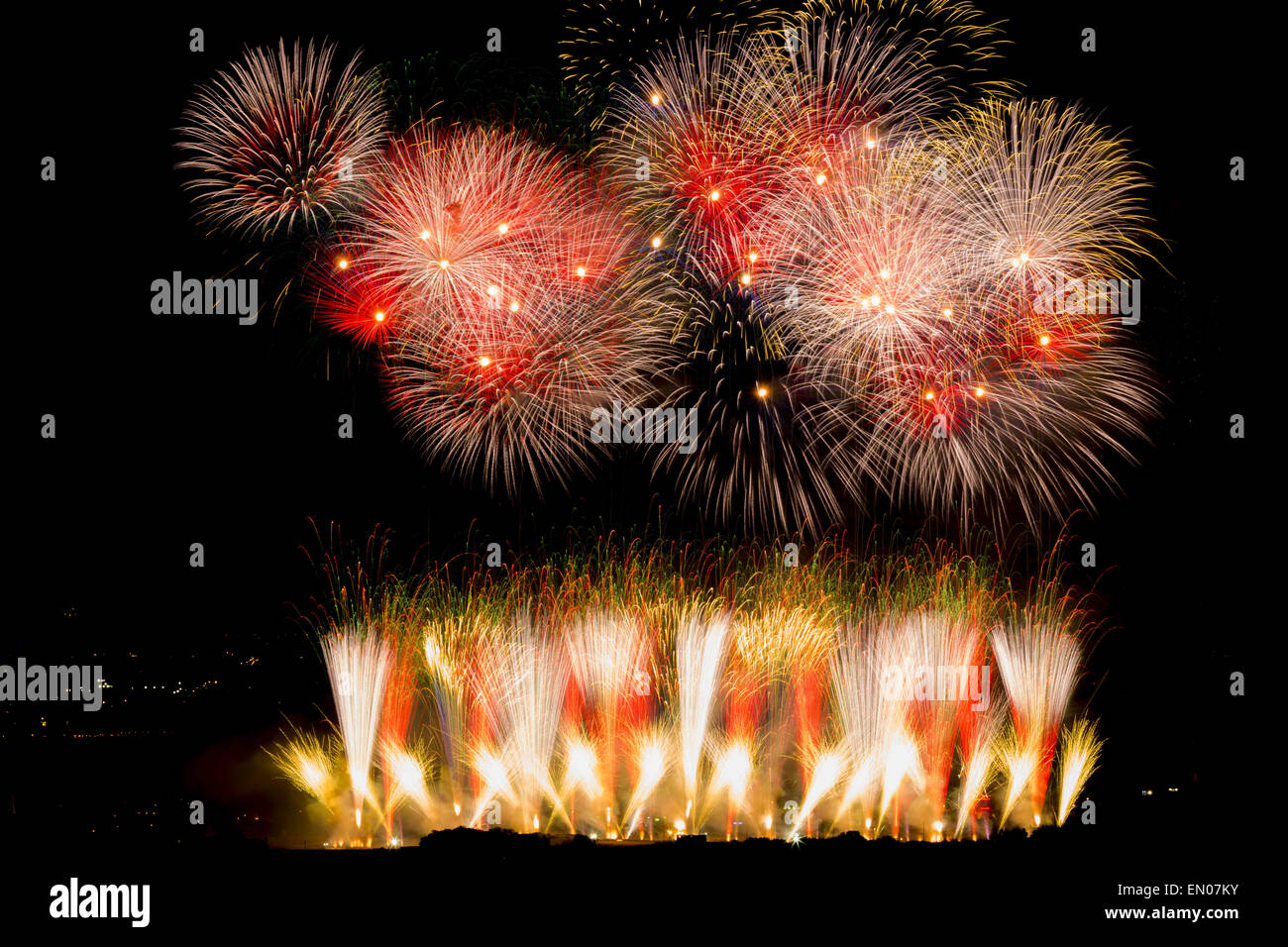 St Philip Feast, Zebbug Malta fireworks Stock Photo - Alamy
