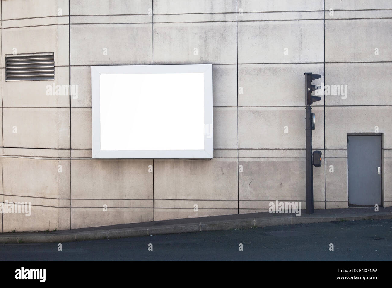 empty billboard in the city Stock Photo - Alamy