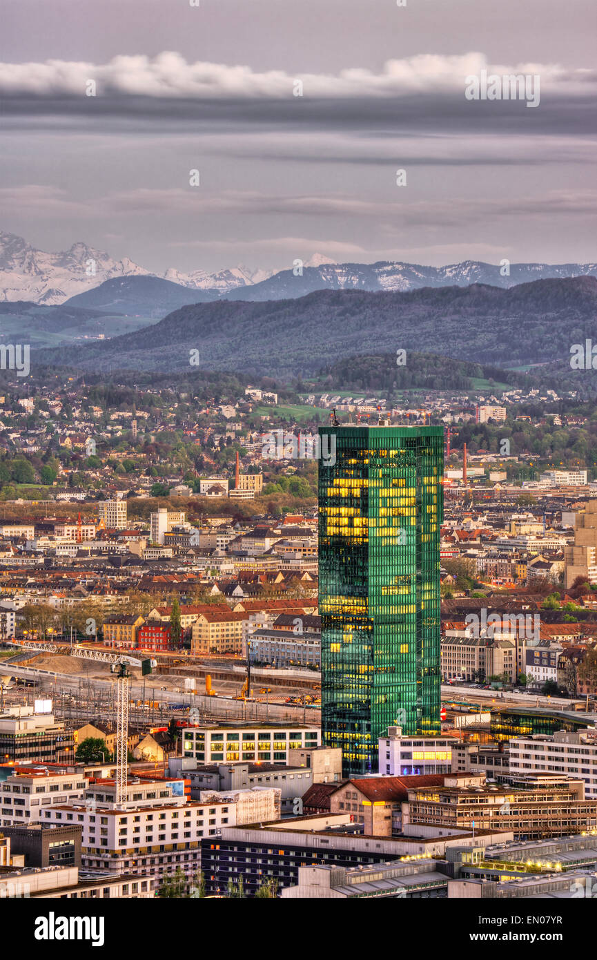 Skyscraper prime tower zurich hi-res stock photography and images - Alamy