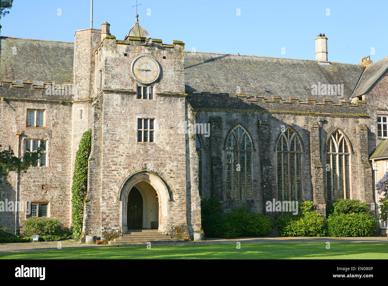 Dartington Hall House and Gardens near Totnes Devon England in Spring ...