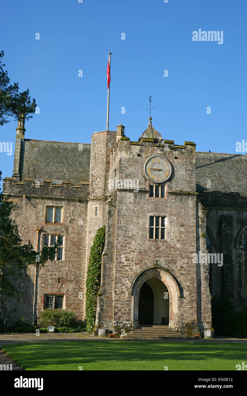 Dartington Hall House and Gardens near Totnes Devon England in Spring ...