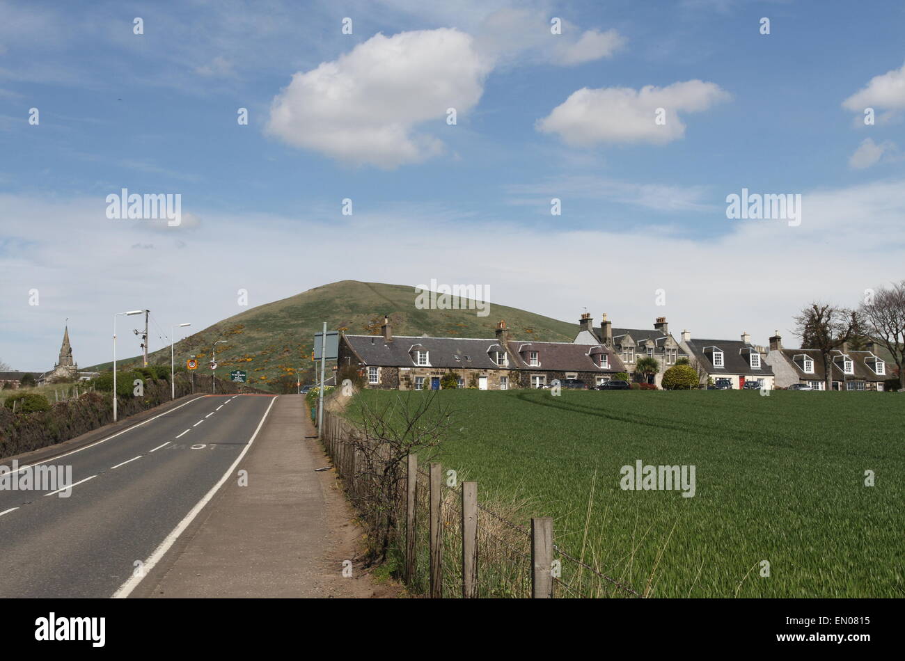 Largo law and Upper Largo Fife Scotland April 2015 Stock Photo - Alamy