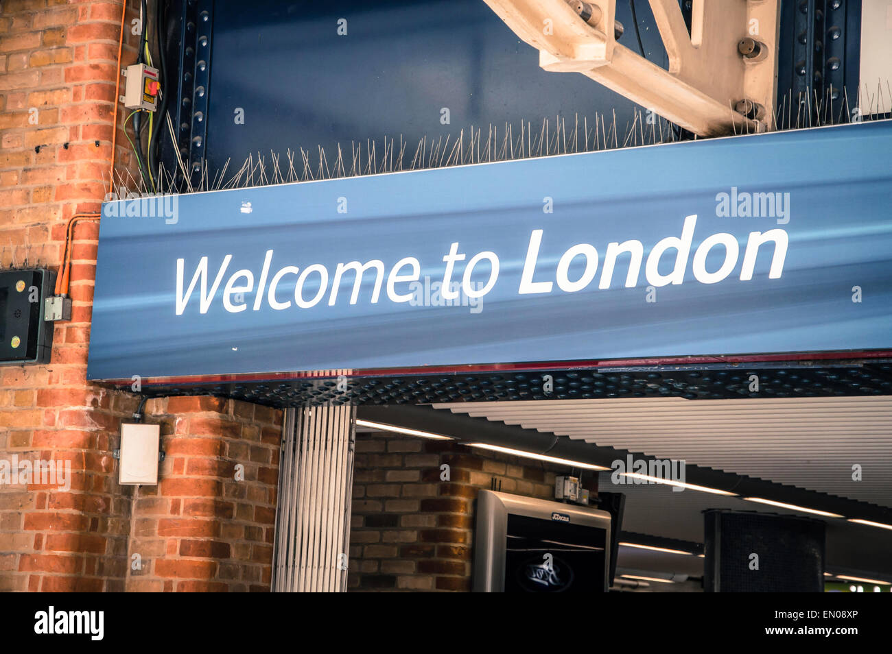 welcome to london sign Stock Photo - Alamy