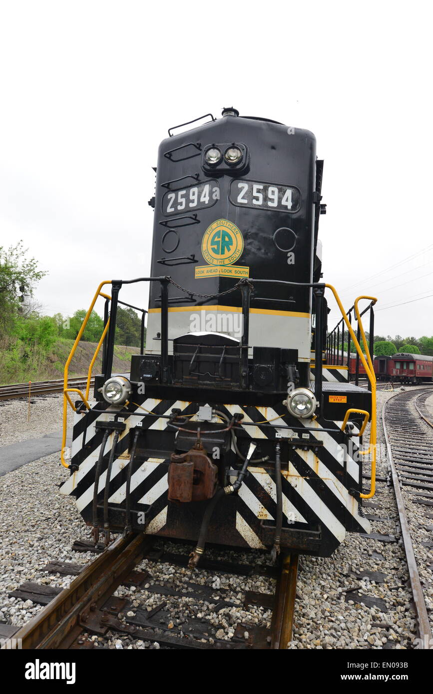 American Diesel Locomotive in museum at Chattanooga Stock Photo - Alamy