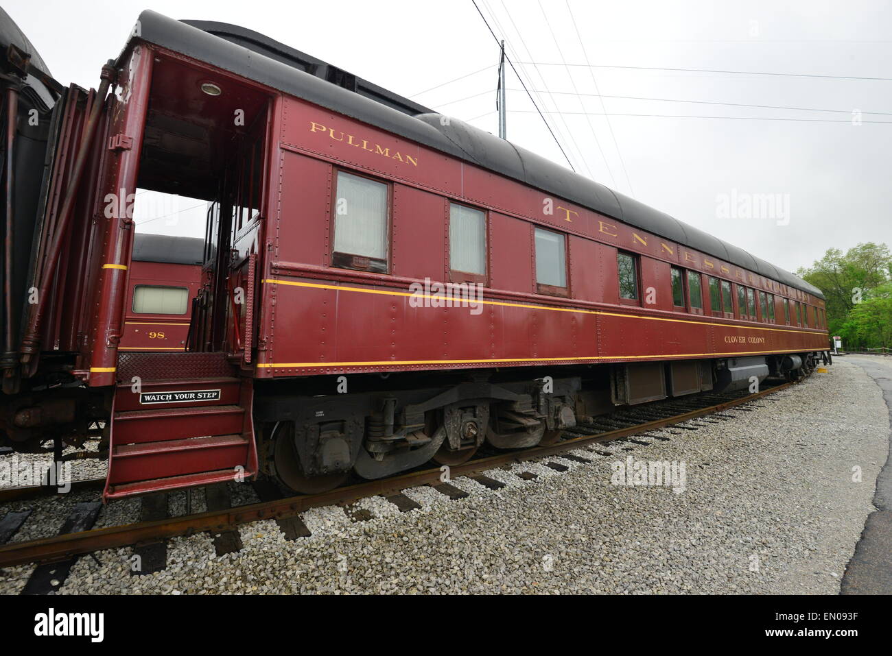 American Railway carriage from the 1950's Stock Photo - Alamy