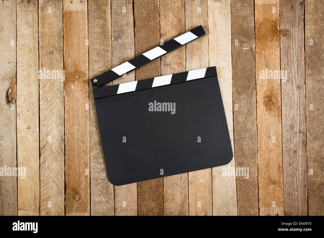 Movie production clapper board Stock Photo - Alamy