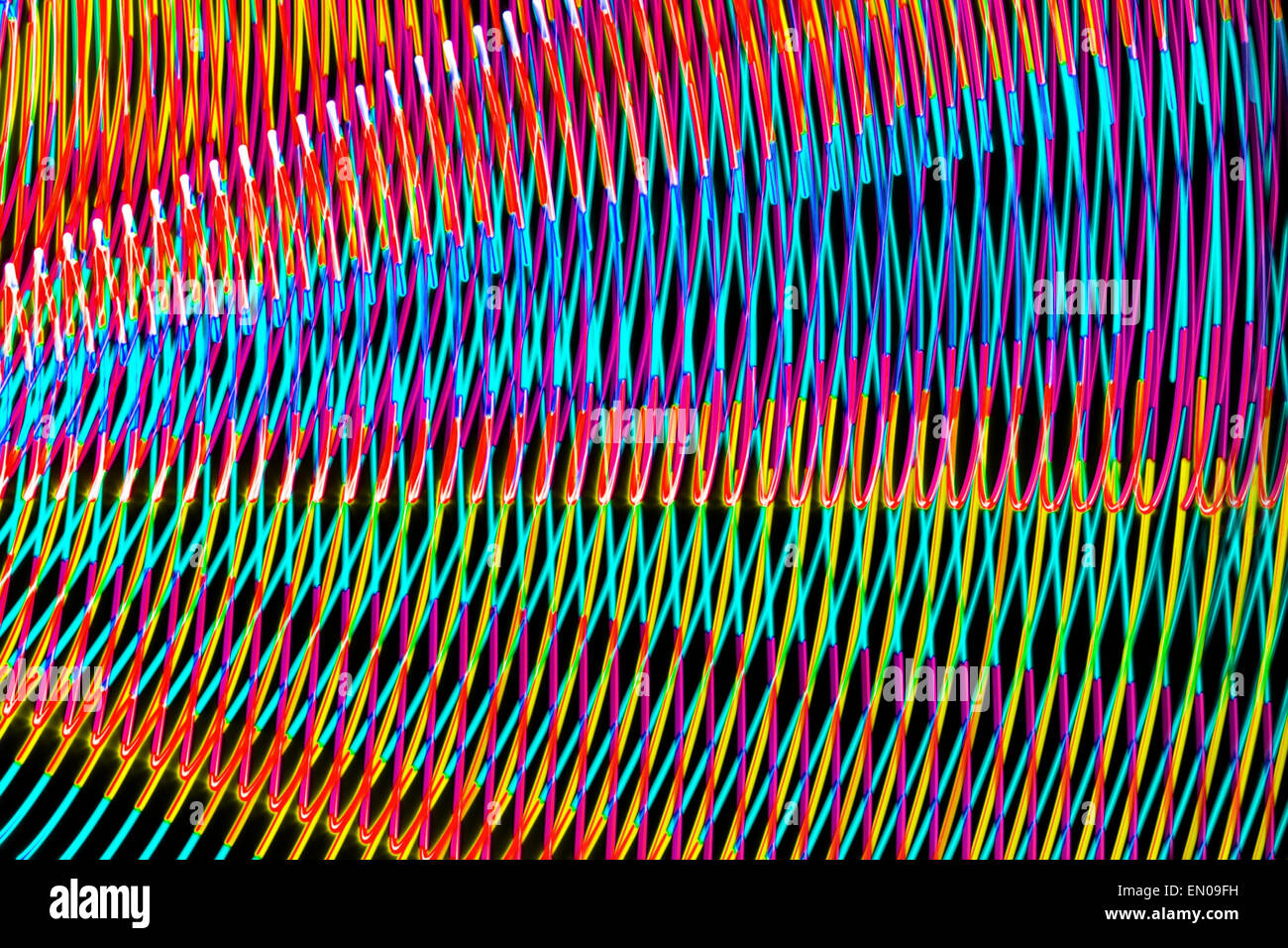 Abstract background made of magic neon lights Stock Photo - Alamy