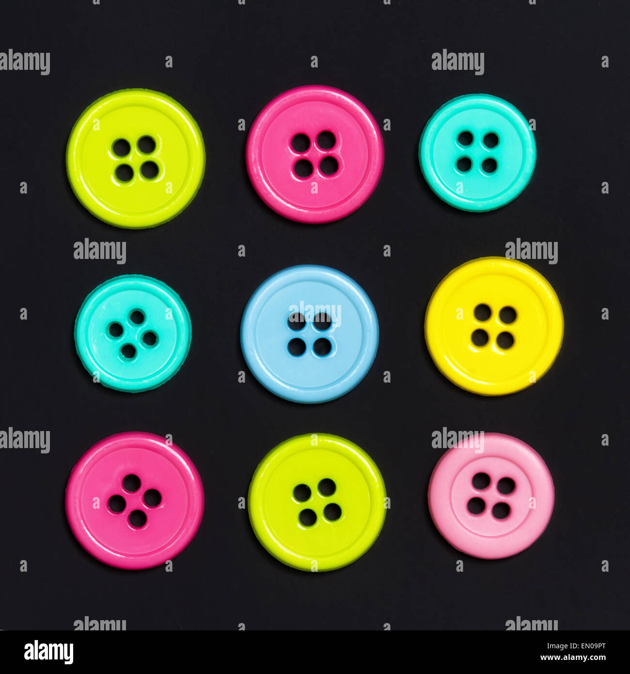 Round and square buttons hi-res stock photography and images - Alamy