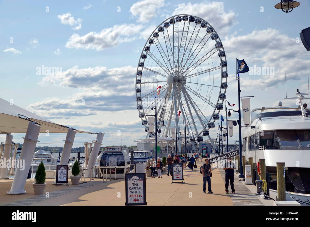 The Capital Wheel Stock Photo - Alamy