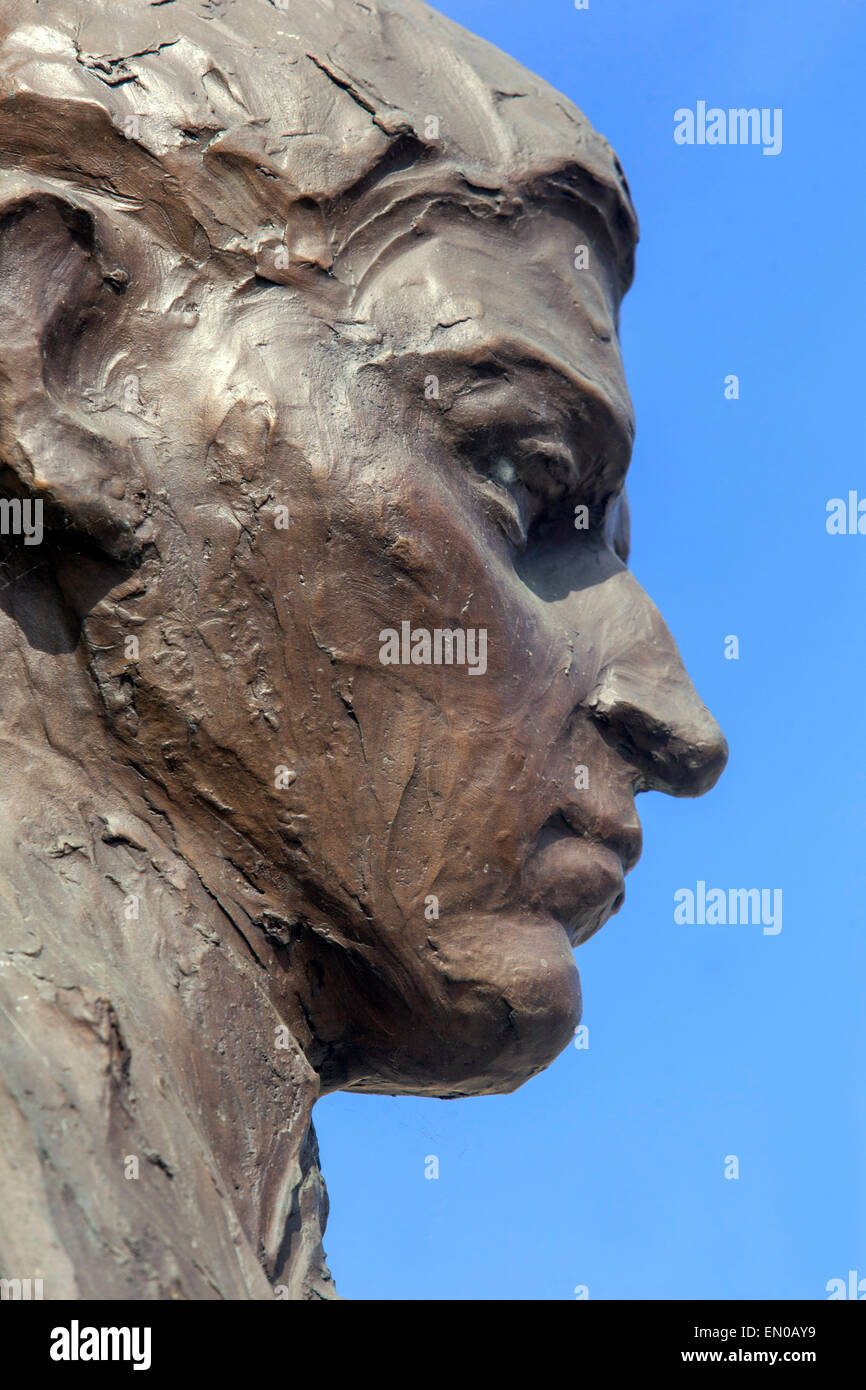 Bust of Franz Kafka's native house his mother, Podebrady, Czech ...