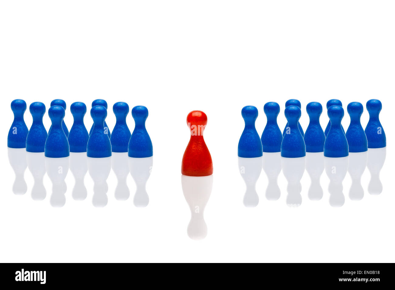 Business concept for leadership team, leadership, step forward. Group ...