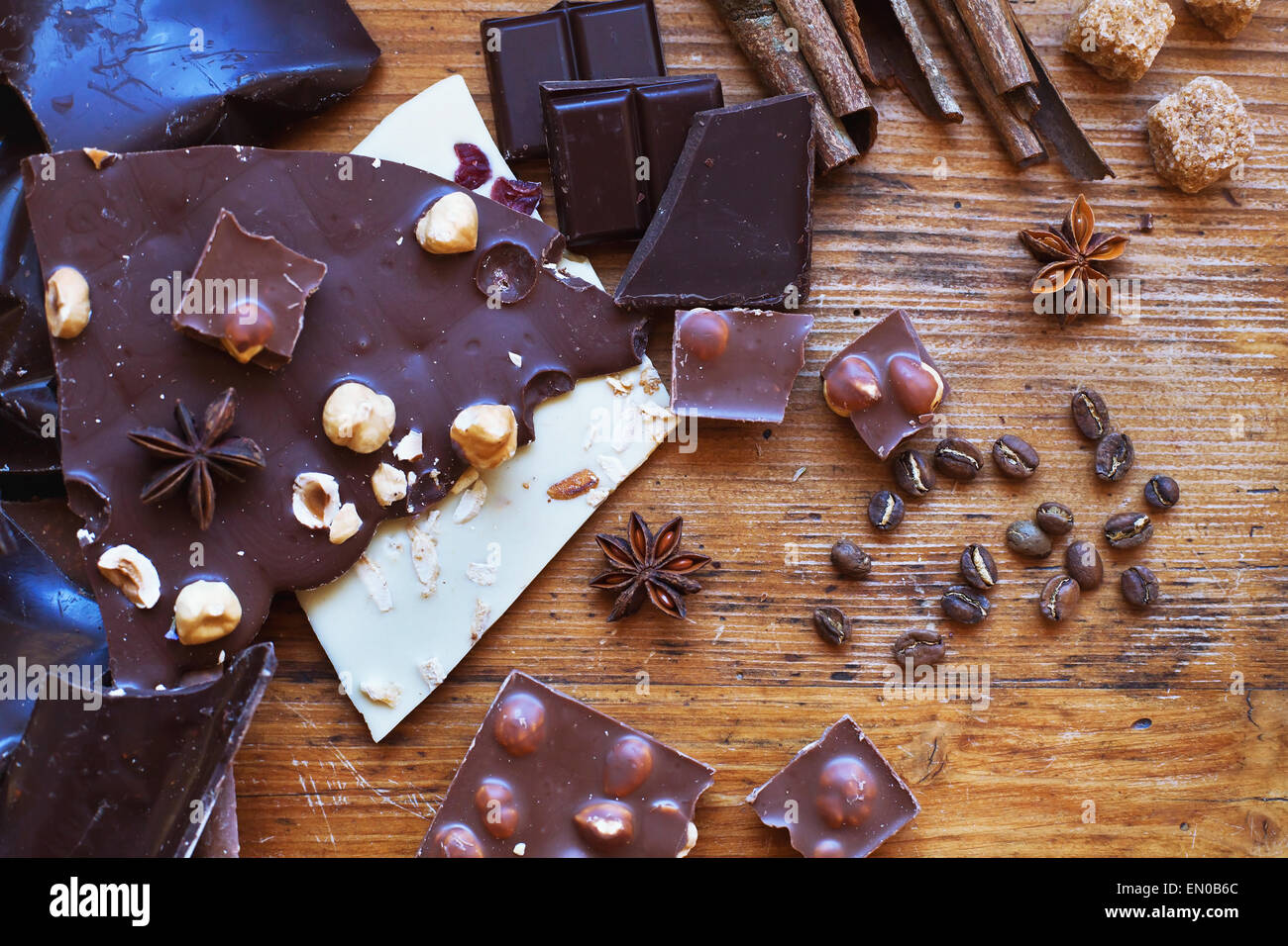 Different chocolate bar hi-res stock photography and images - Alamy