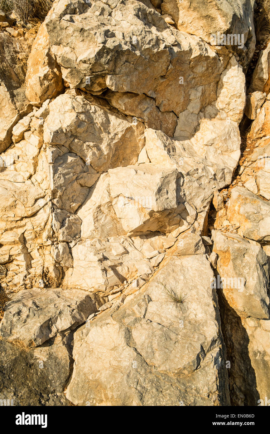 Full frame take of the texture of a limestone rock Stock Photo - Alamy