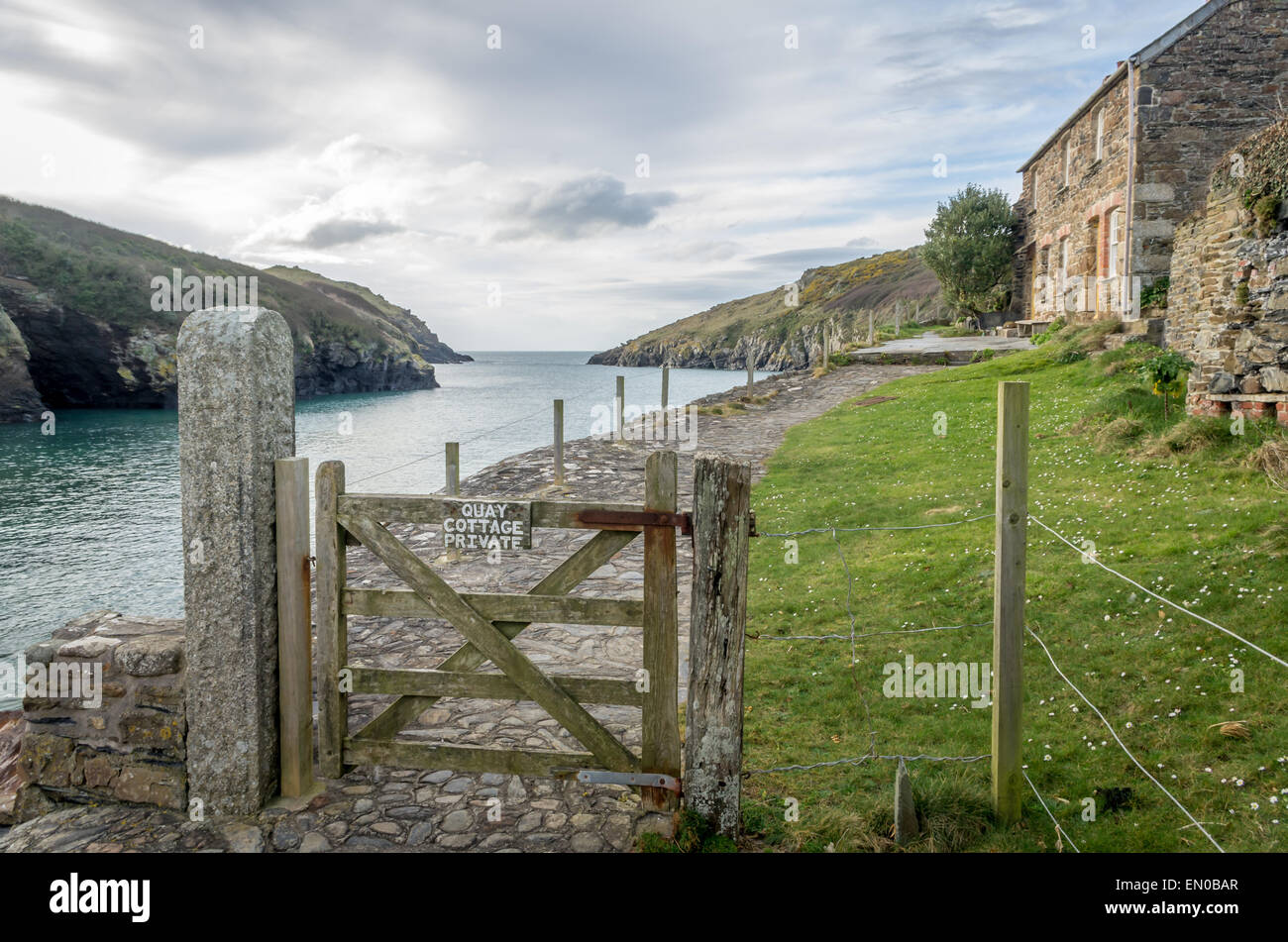 port quin cornwall england uk seascape Stock Photo - Alamy