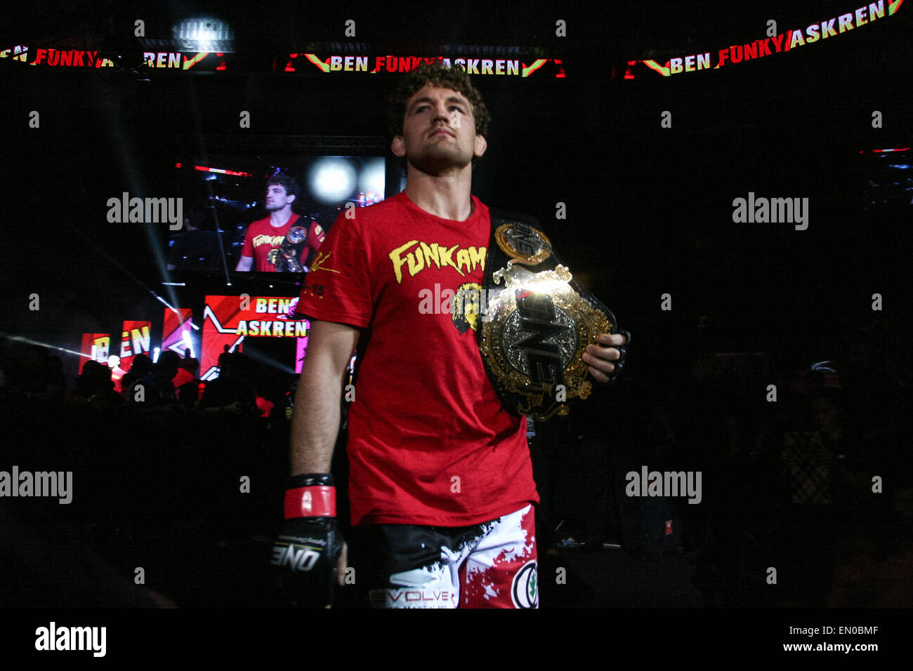 Pasay, Philippines. 24th Apr, 2015. One Welterweight World Champion Ben ...