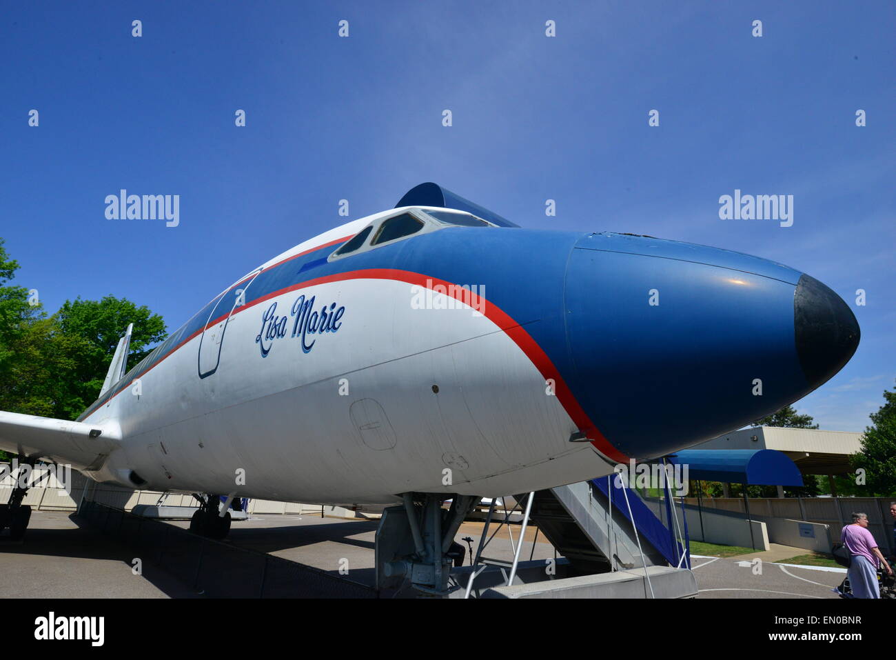 Elvis Presley's private Jet, Lisa Marie Stock Photo - Alamy
