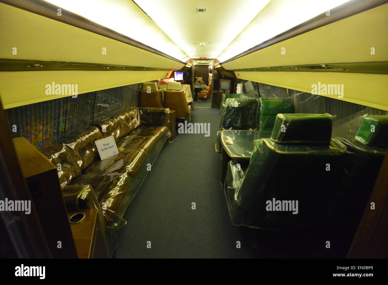 Elvis Presley's private Jet, Lisa Marie Stock Photo - Alamy