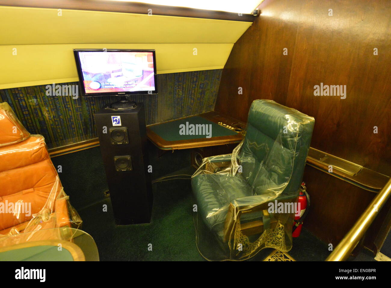 Elvis Presley's private Jet, Lisa Marie Stock Photo - Alamy