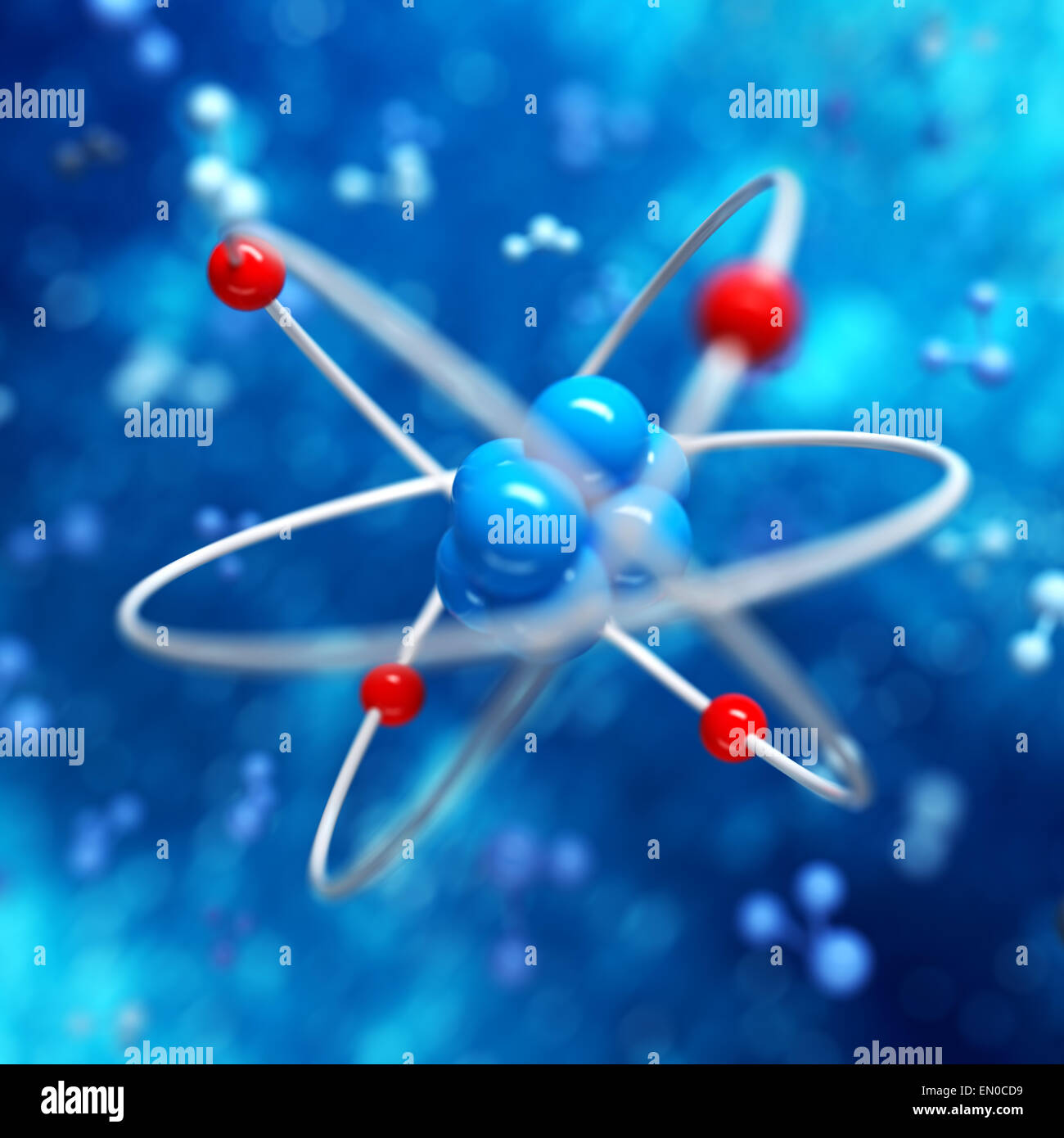 Atom abstract background Stock Photo - Alamy