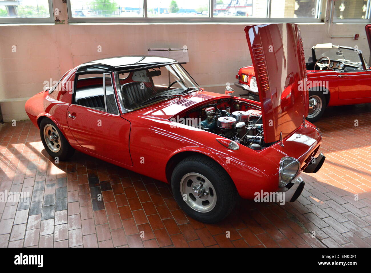 A red classic car Stock Photo - Alamy