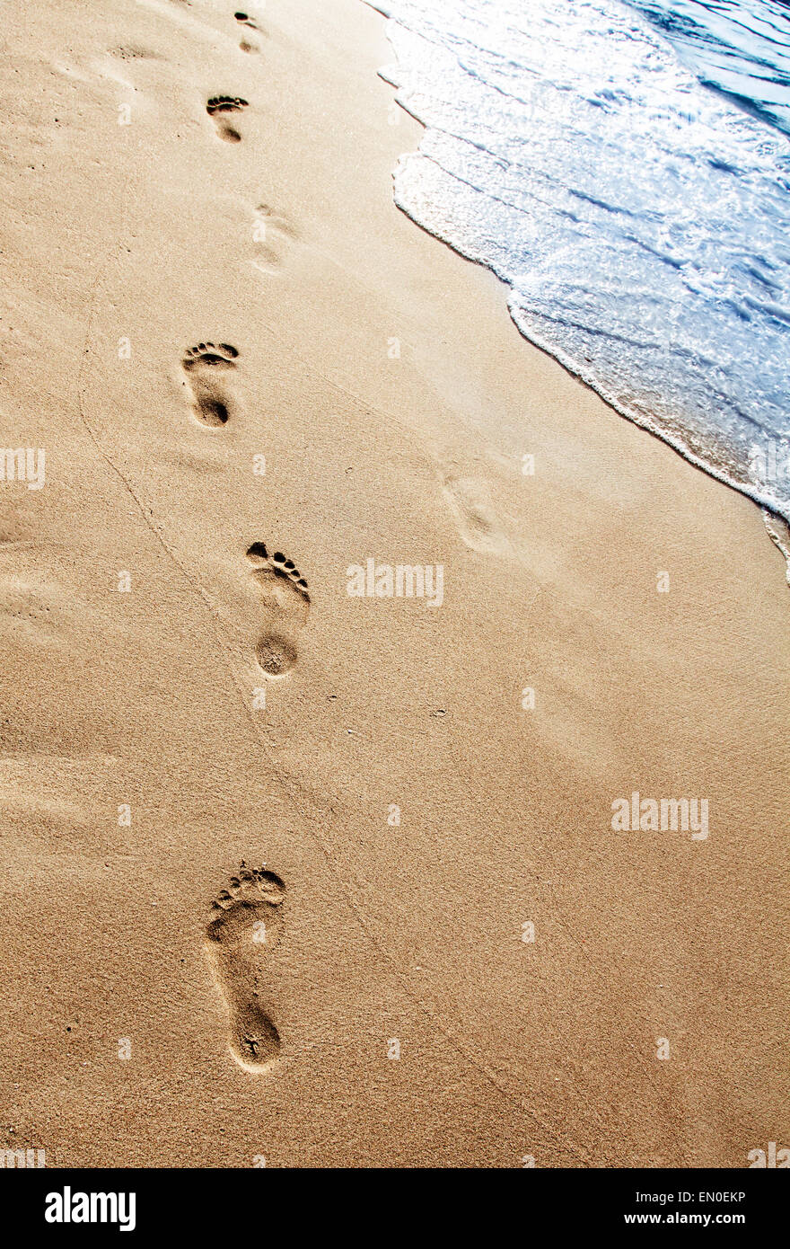 Wave And Footsteps High Resolution Stock Photography and Images - Alamy