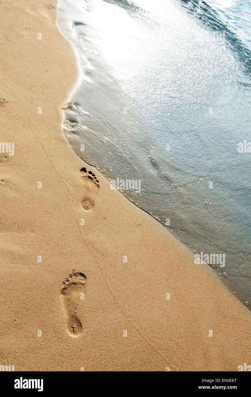 Wave And Footsteps High Resolution Stock Photography and Images - Alamy