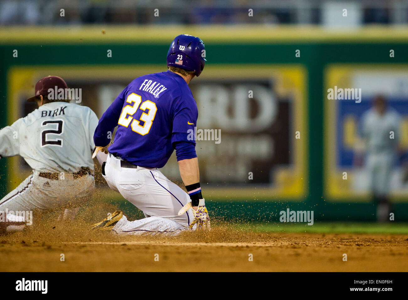 Rouge, LA, USA. 24th Apr, 2015. LSU Tigers outfielder Jake Fraley (23 ...