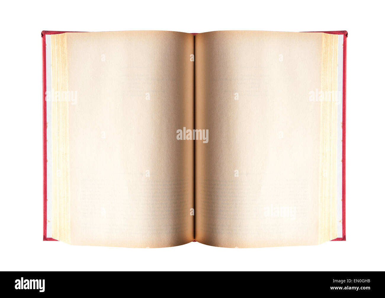 texture of old vintage openbook on isolate white background Stock Photo ...