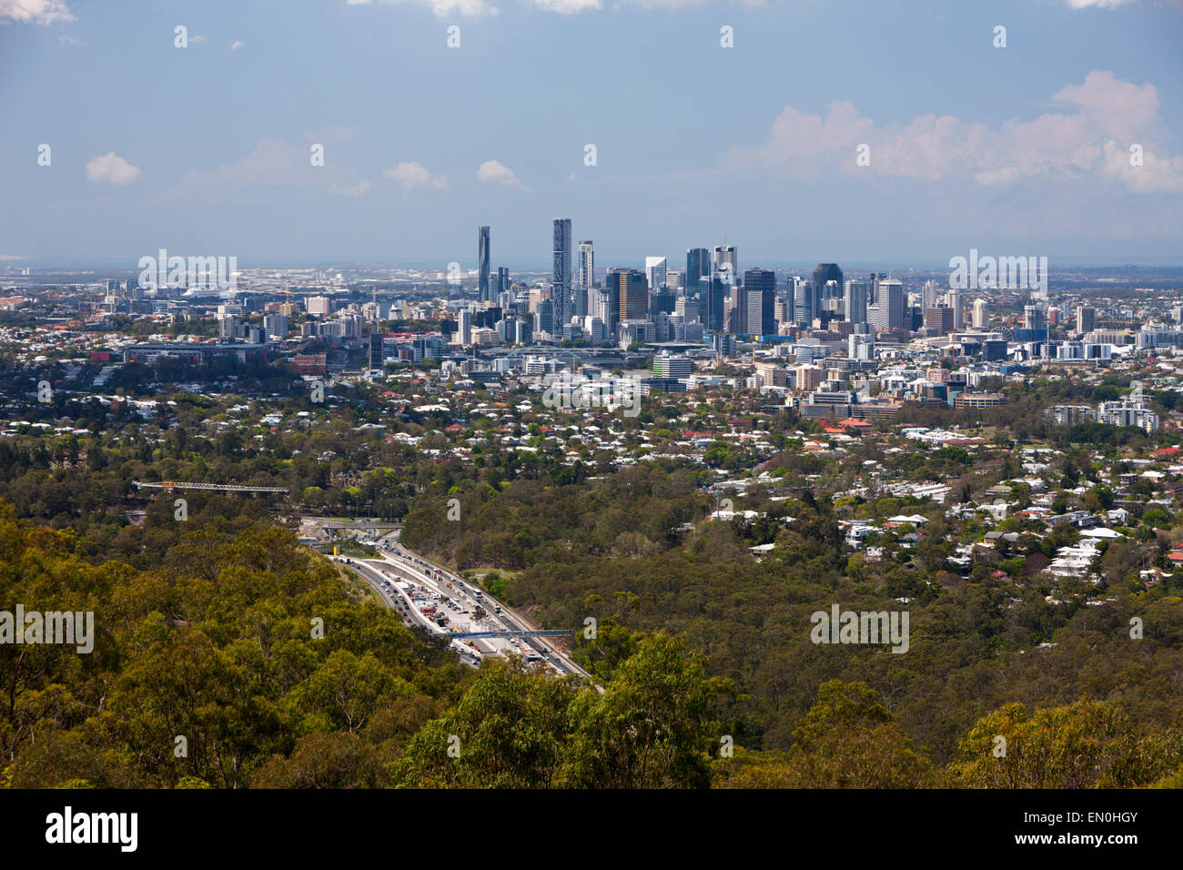 View of Mount Coot-tha Lookout over Brisbane, Australia Stock Photo - Alamy