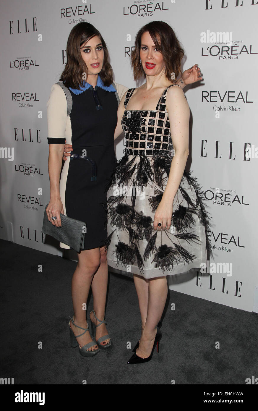 21st Annual ELLE WOMEN IN HOLLYWOOD AWARDS Featuring: Lizzy Caplan ...