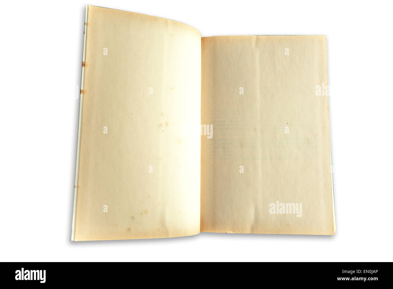 old boook paper texture on isolate white background Stock Photo - Alamy