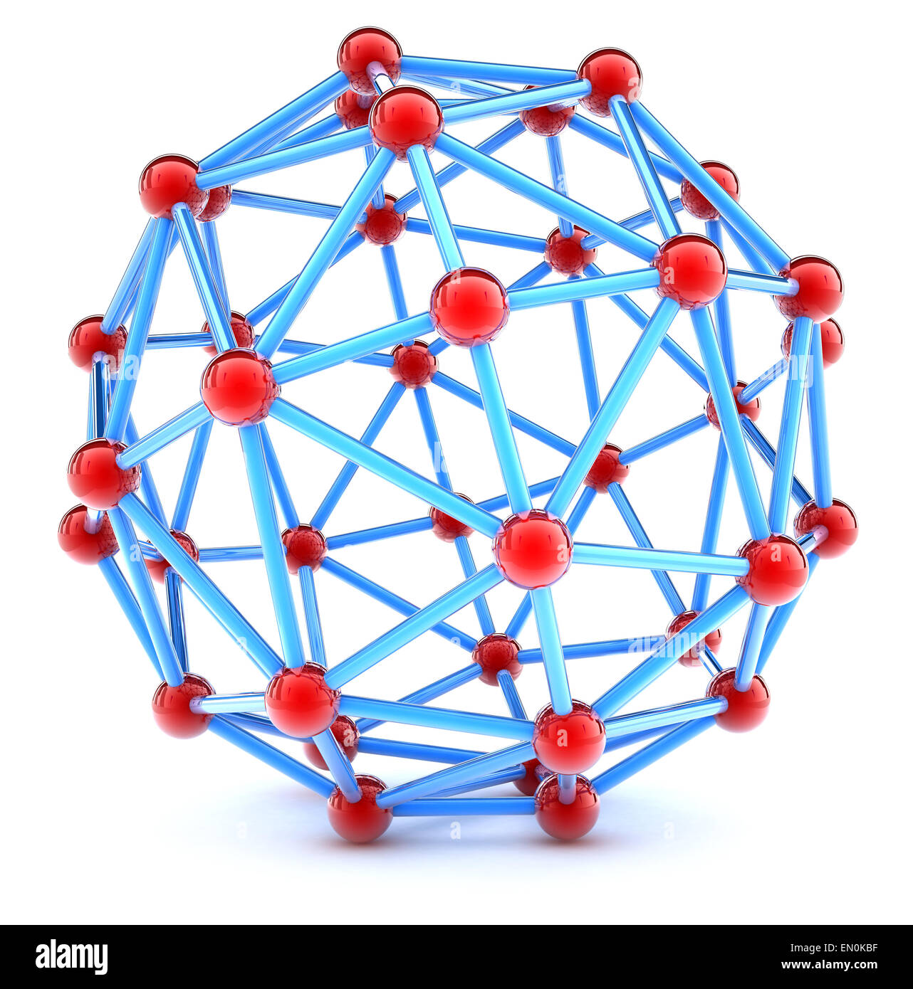 Molecular spherical lattice Stock Photo - Alamy