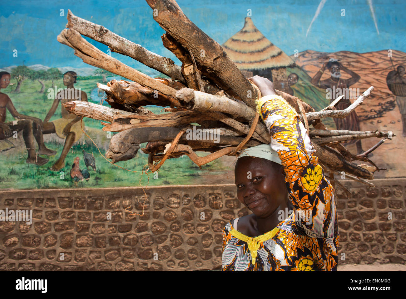 firewood in Africa Stock Photo - Alamy