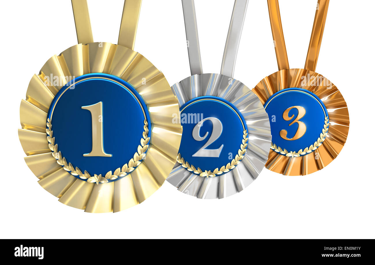 Gold award ribbon hi-res stock photography and images - Alamy