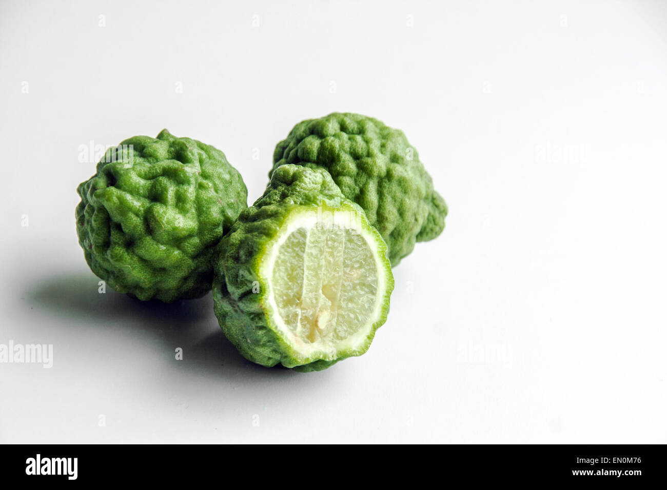Close up kaffir lime citrus hi-res stock photography and images - Alamy