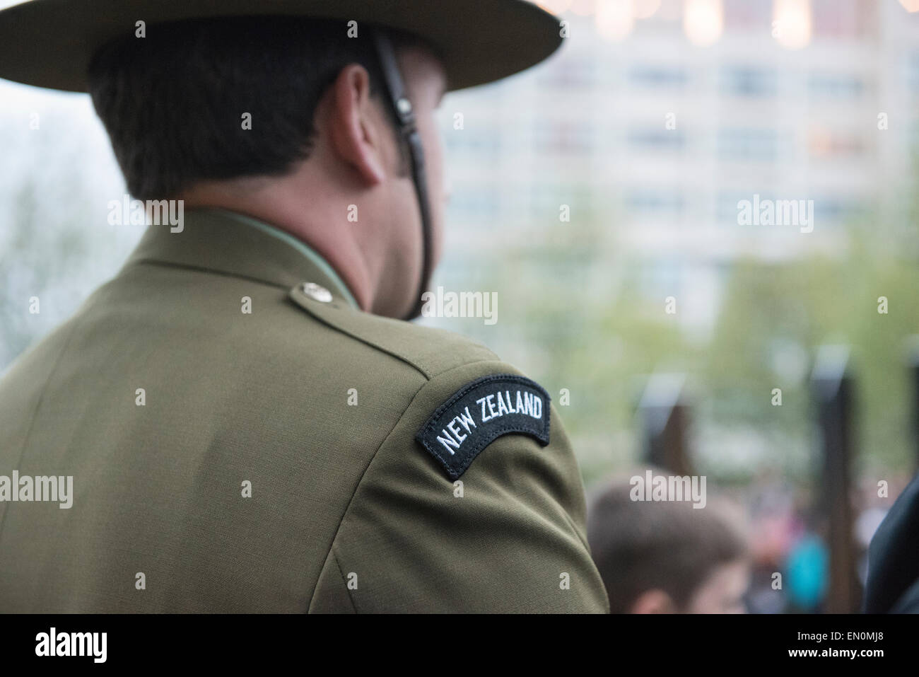 London, UK. 25th Apr, 2015. Dignitaries join thousands at the ANZAC Day ...