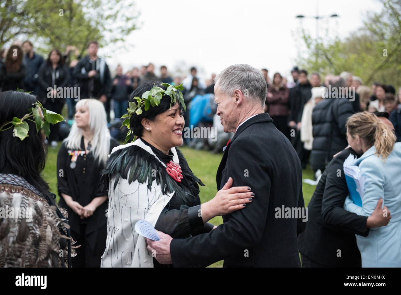 London, UK. 25th Apr, 2015. Sir Lockwood Smith, High Commissioner of ...