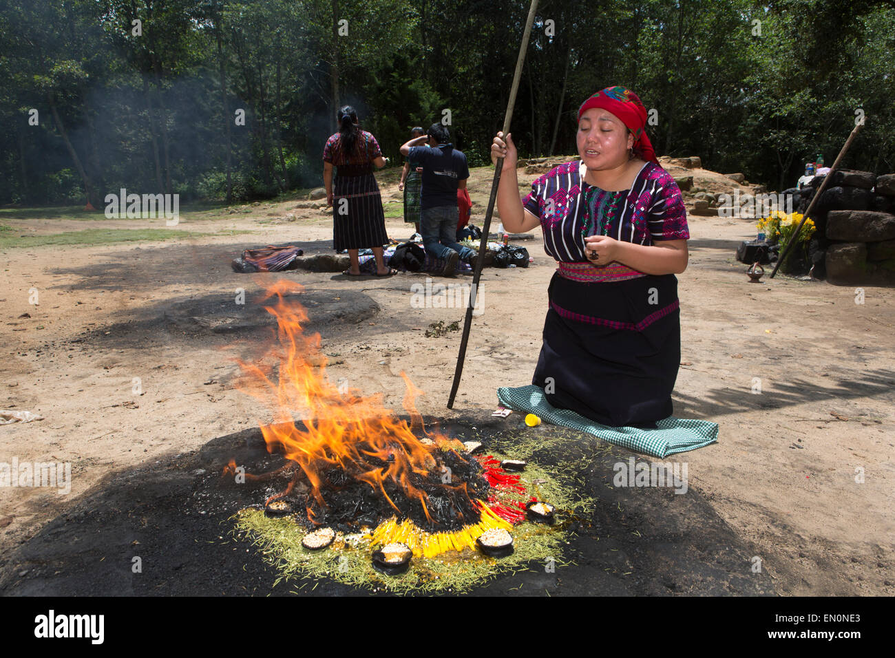 Native american indian man praying hi-res stock photography and images ...