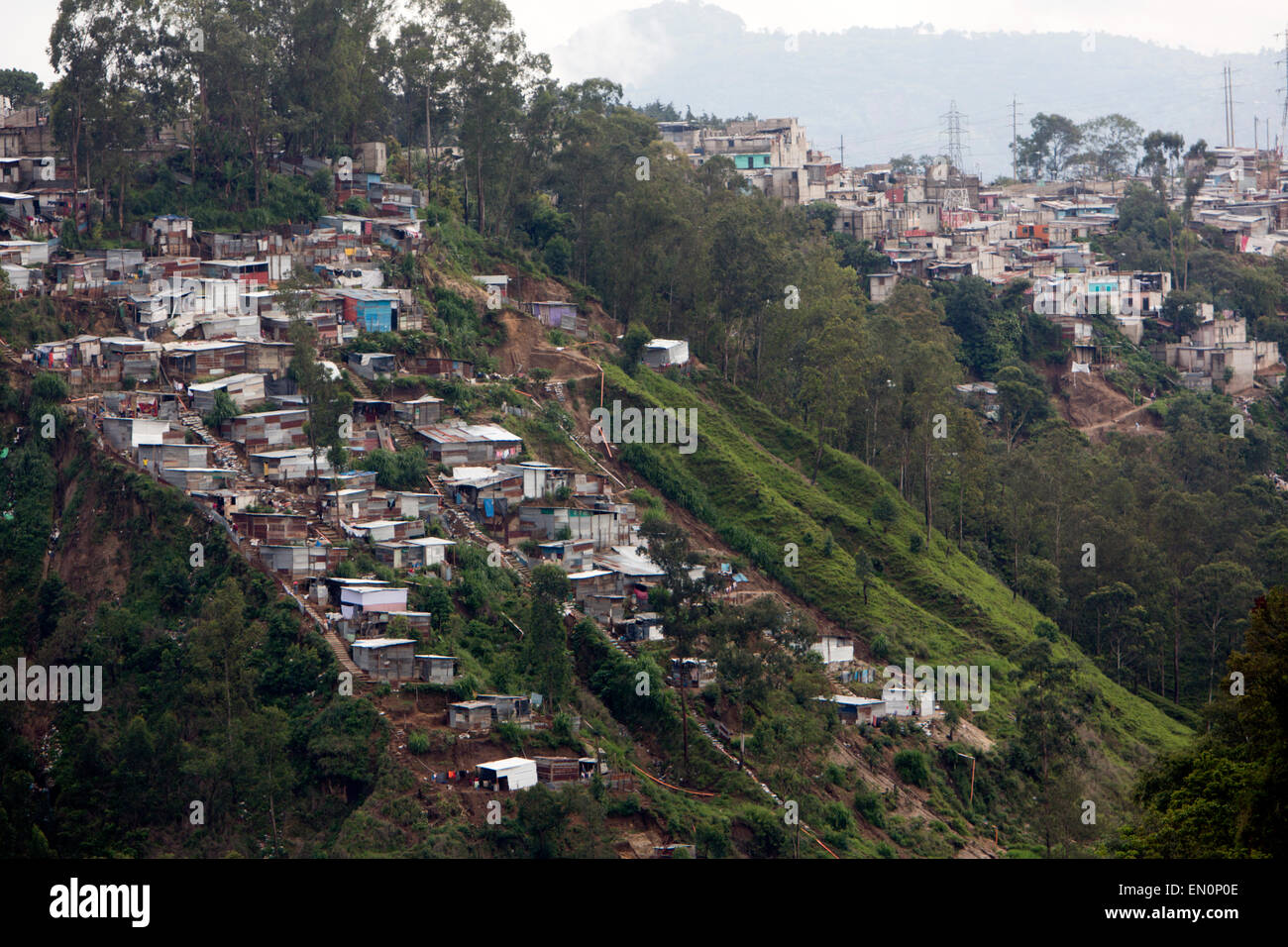 slum in Guatemala city Stock Photo - Alamy