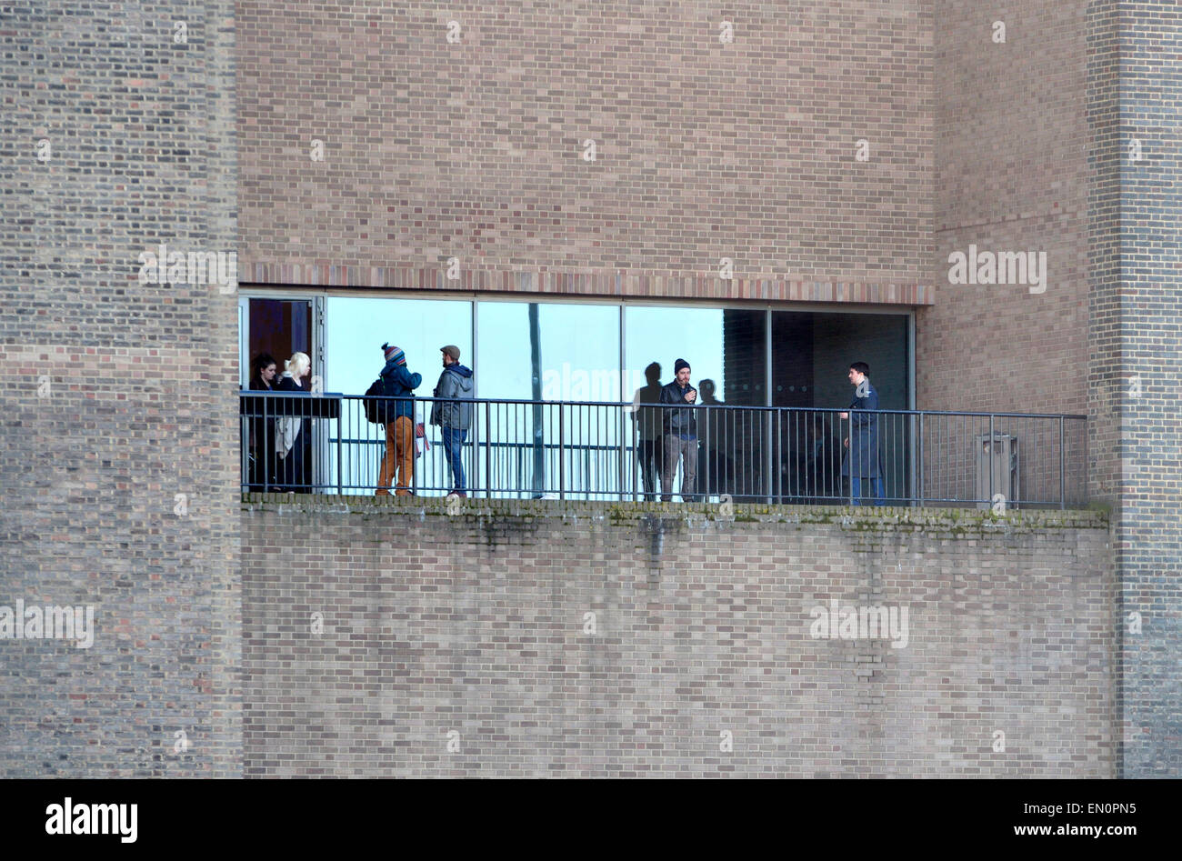 London, England, UK. Balcony of the Tate Modern art gallery Stock Photo ...