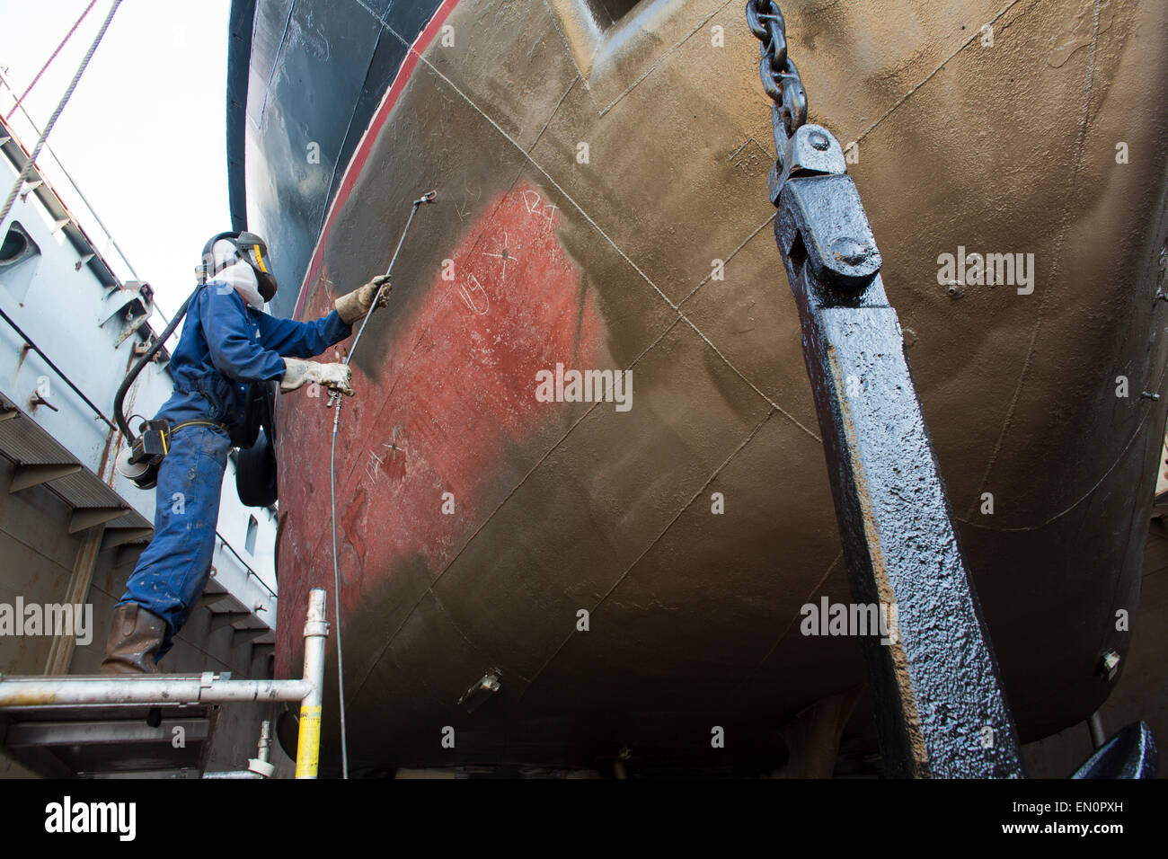 Dry dock paint hi-res stock photography and images - Alamy